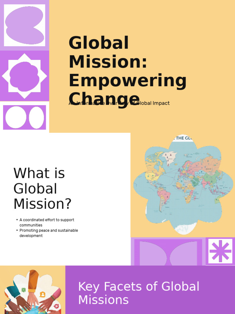 Global Mission: Empowering Change Worldwide | PDF | Mentorship ...