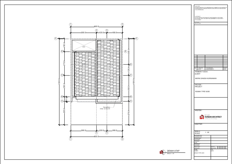 02.denah Atap | PDF