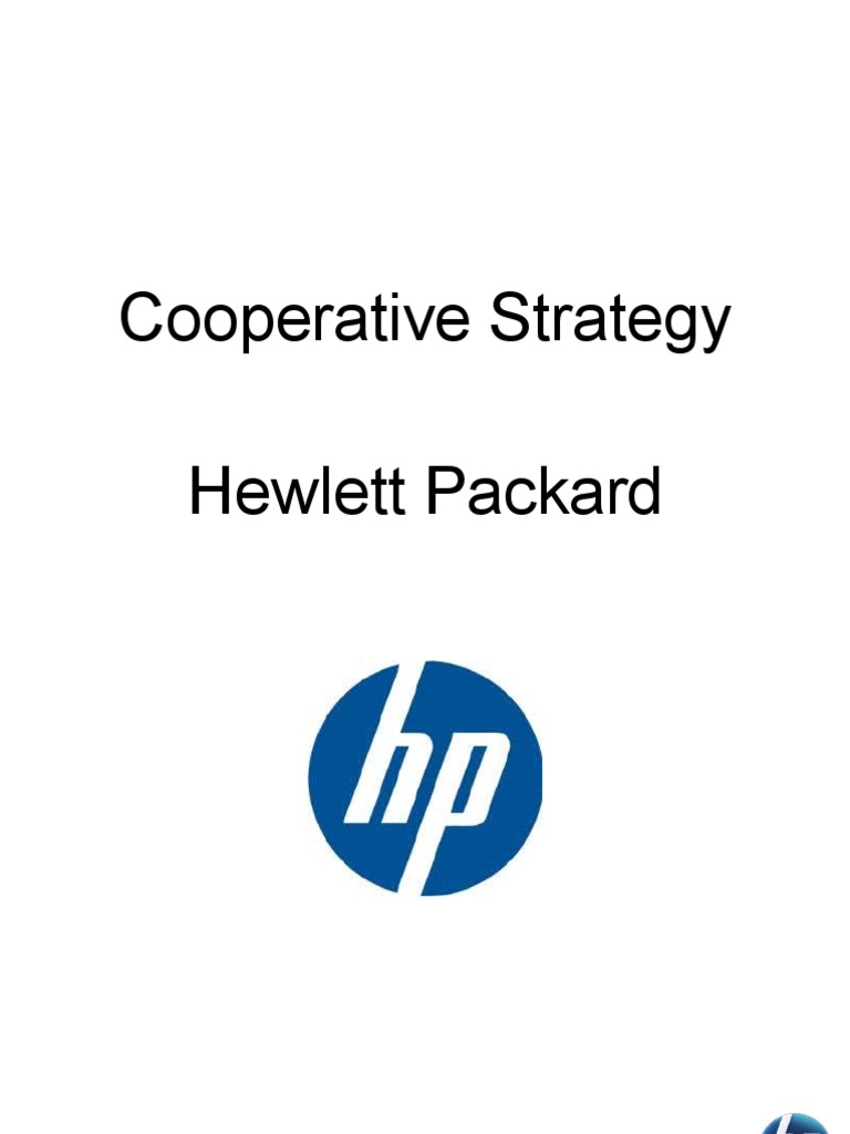 Cooperative Strategy Hewlett Packard | PDF | Hewlett Packard | Desktop Computer
