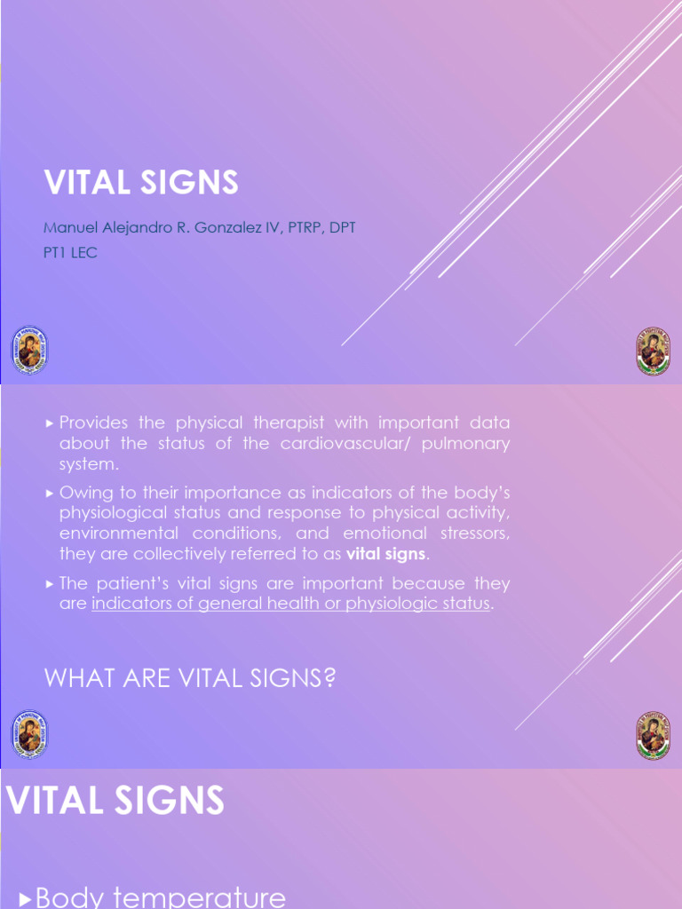 Understanding Vital Signs in Health | PDF | Respiratory System | Exhalation