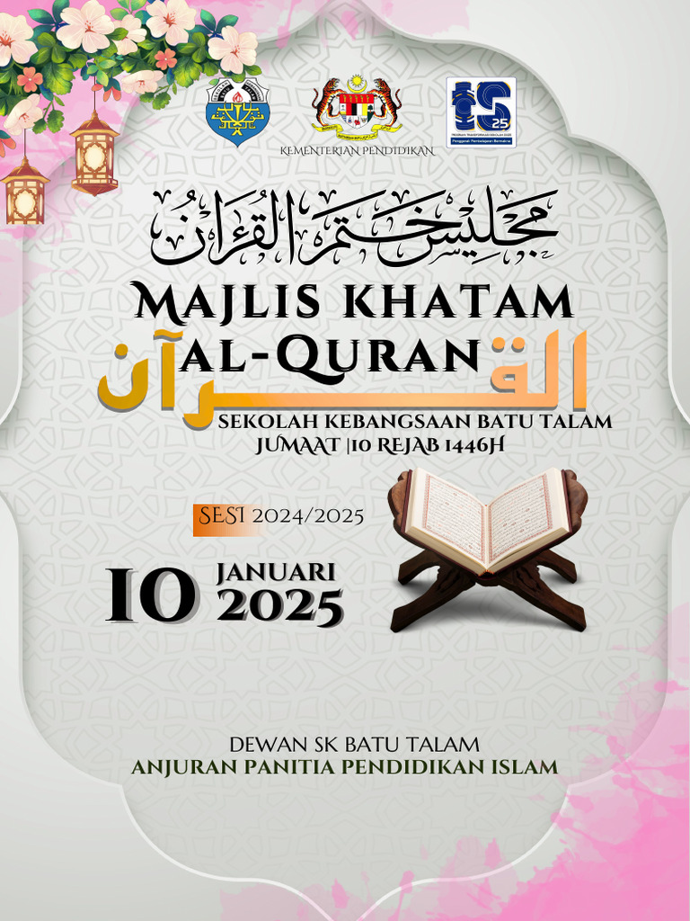 Majlis Khatam Al-Quran SK Batu Talam | PDF