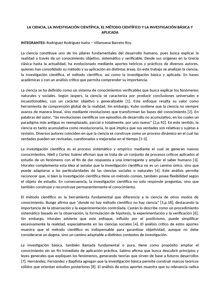Ciencia e Investigación: Métodos y Aplicaciones | PDF | Método ...