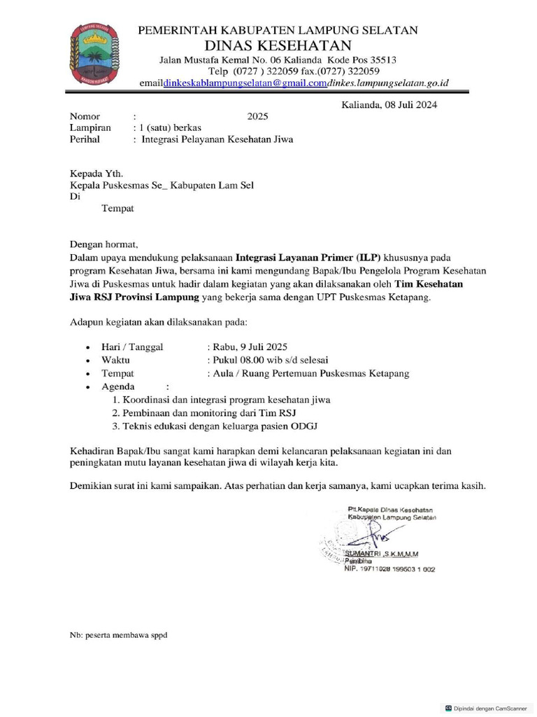 Surat ILP Jiwa | PDF