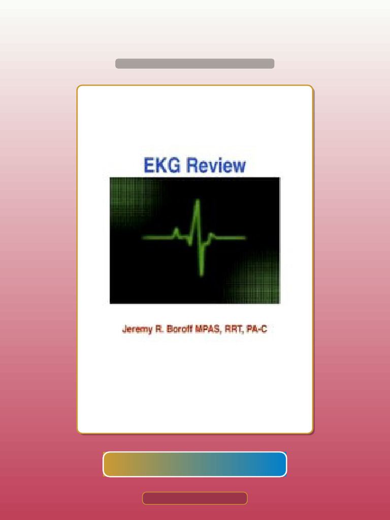 EKG Review Full Version | PDF | Multiple Choice | Science