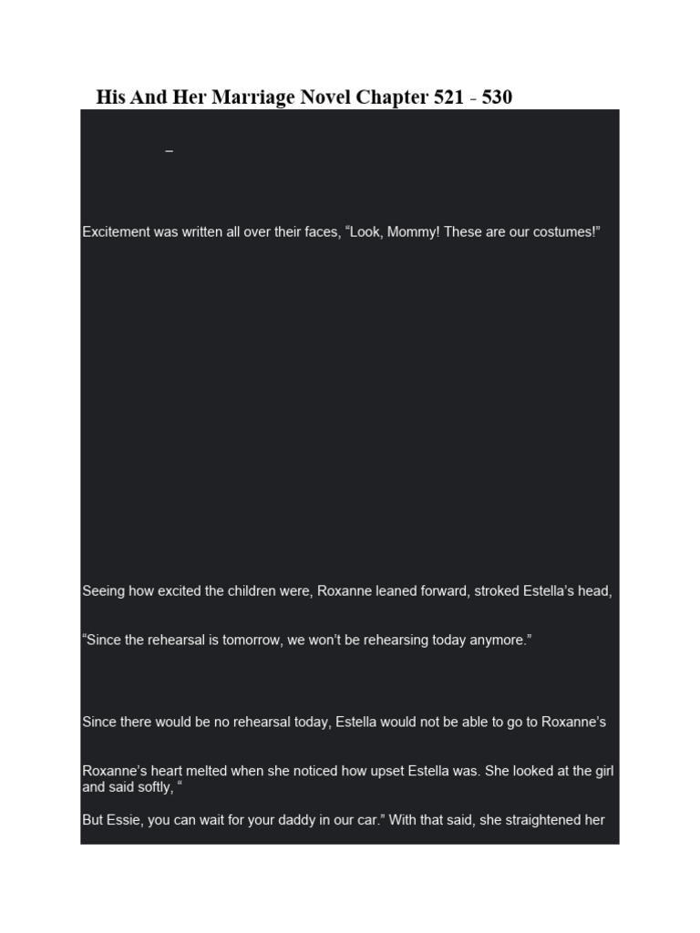 His And Her Marriage: Chapters 521-530 | PDF