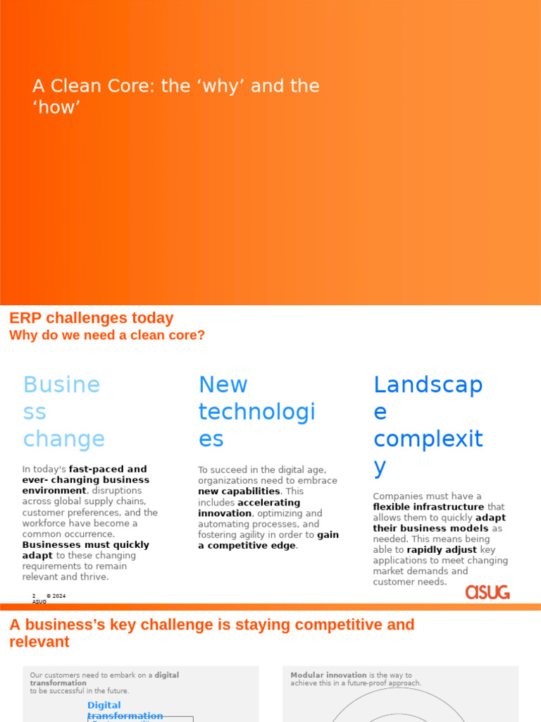 SAP Clean Core-1 | PDF | Cloud Computing | Data Quality
