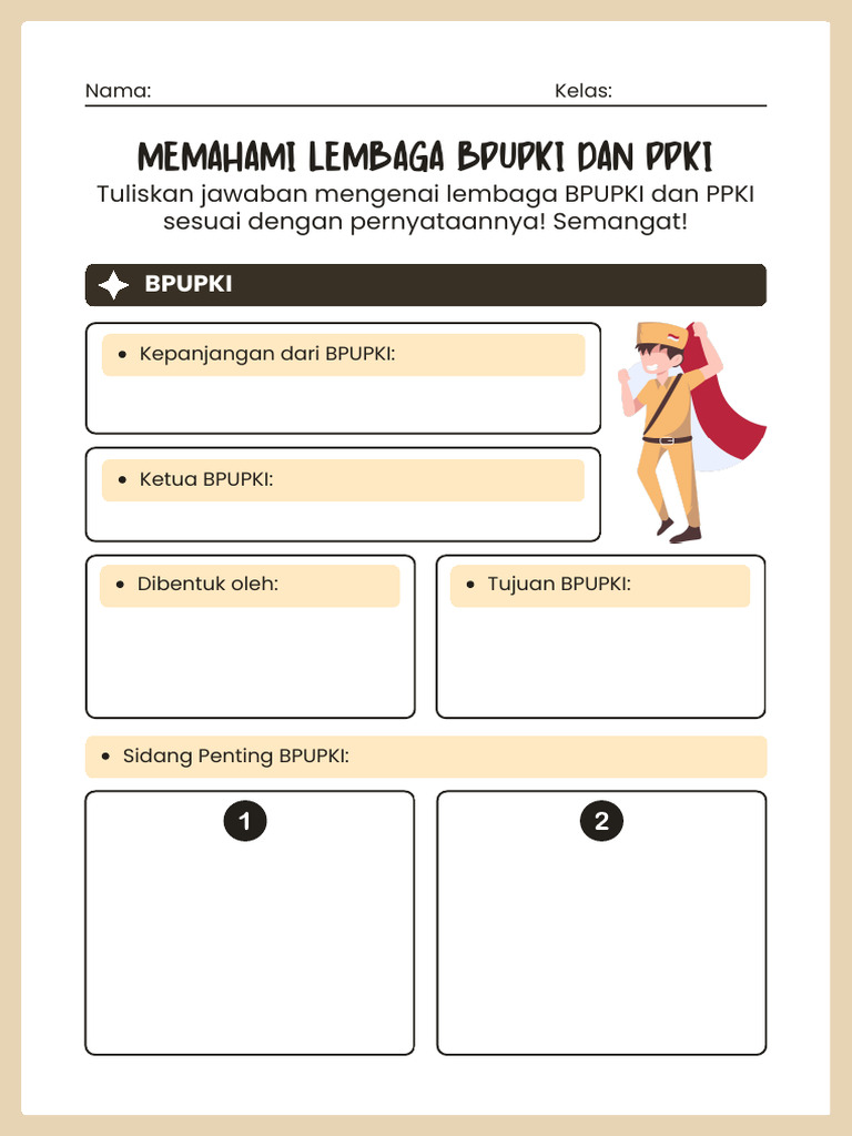 Ilustrasi Lembaga BPUPKI dan PPKI | PDF