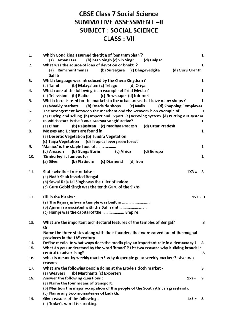 CBSE Class 7 Social Science | PDF | Indian Religions