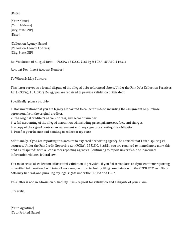 Cancel Debt Letter | PDF