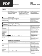 AP01 Form: Director Appointment Guide | PDF | Government