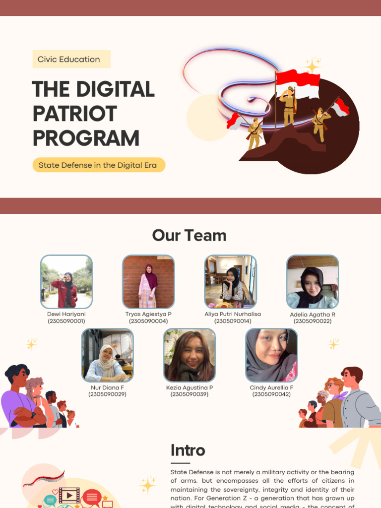 Group Assignment - State Defense Program - Civic Education | PDF ...