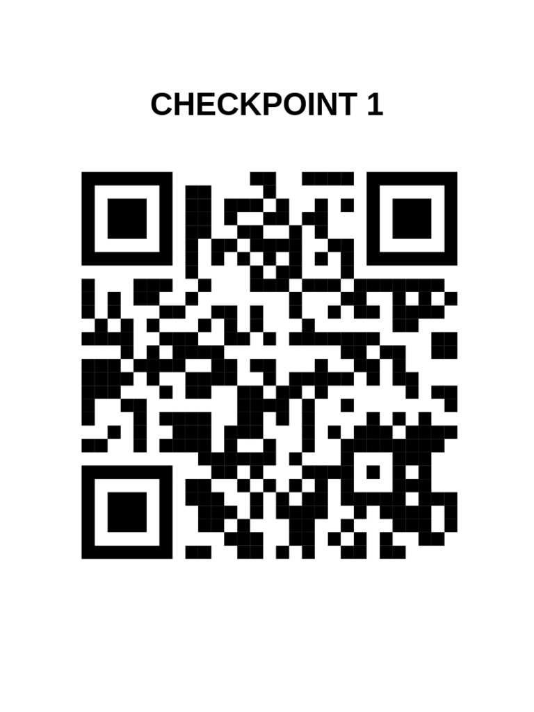 QR Code Checkpoint | PDF