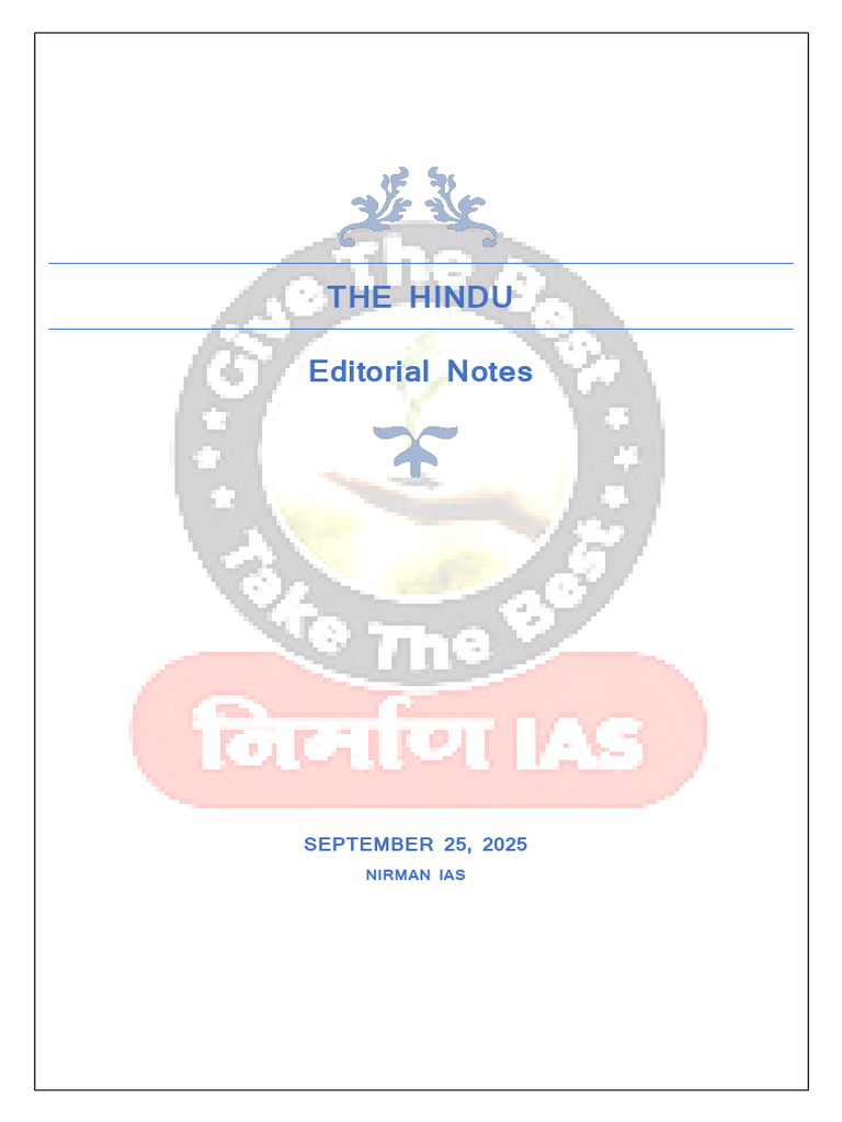 The Hindu | PDF