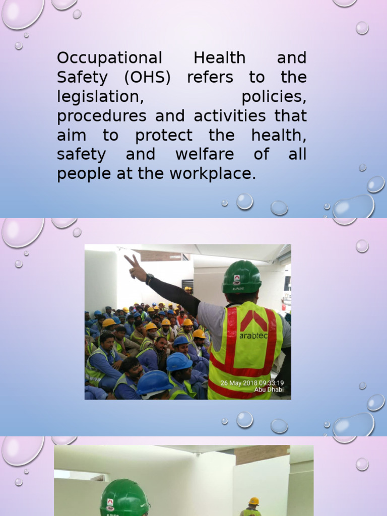 Lesson 1 Occupational Health and Safety Policies and Procedures | PDF ...