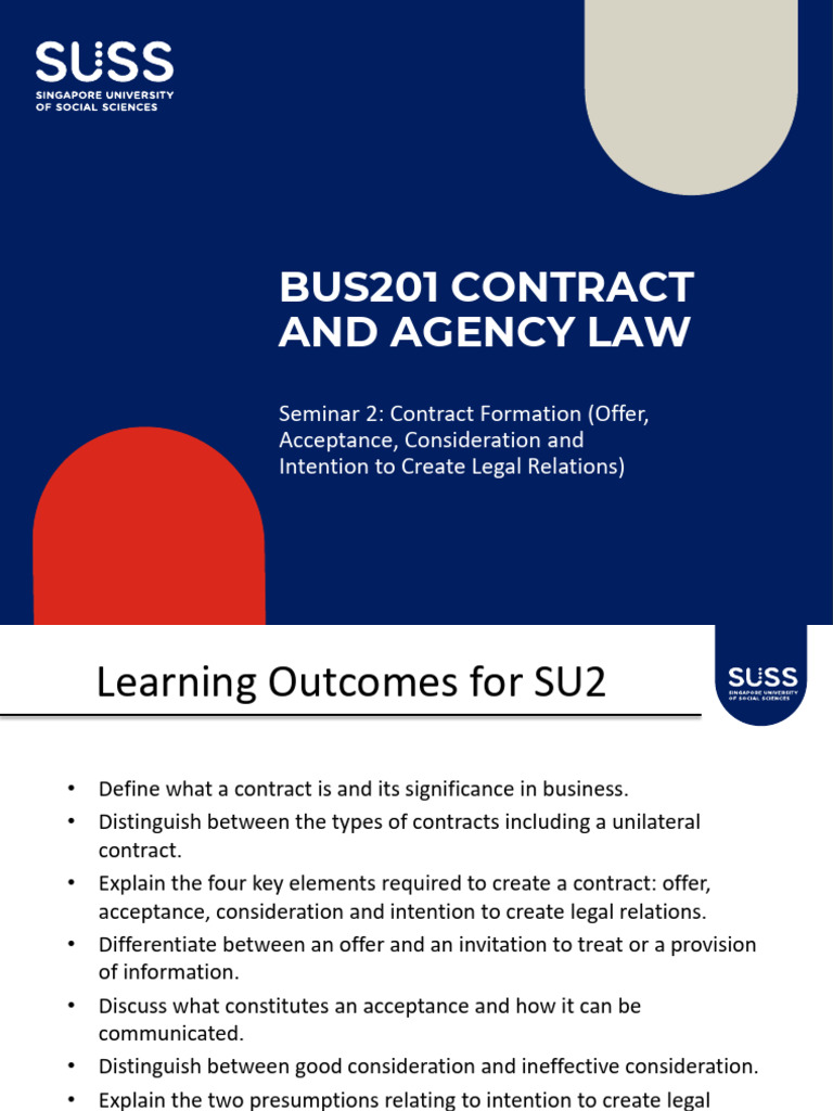 Contract Formation: Key Elements Explained | PDF | Consideration ...