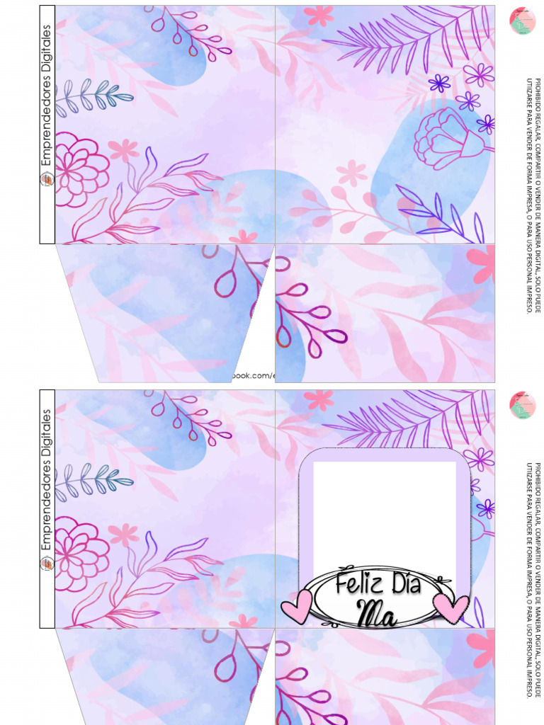 Caja Para Tazas Mamá 2021 2 Pdf