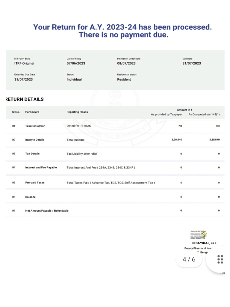 Itr 2023 | PDF