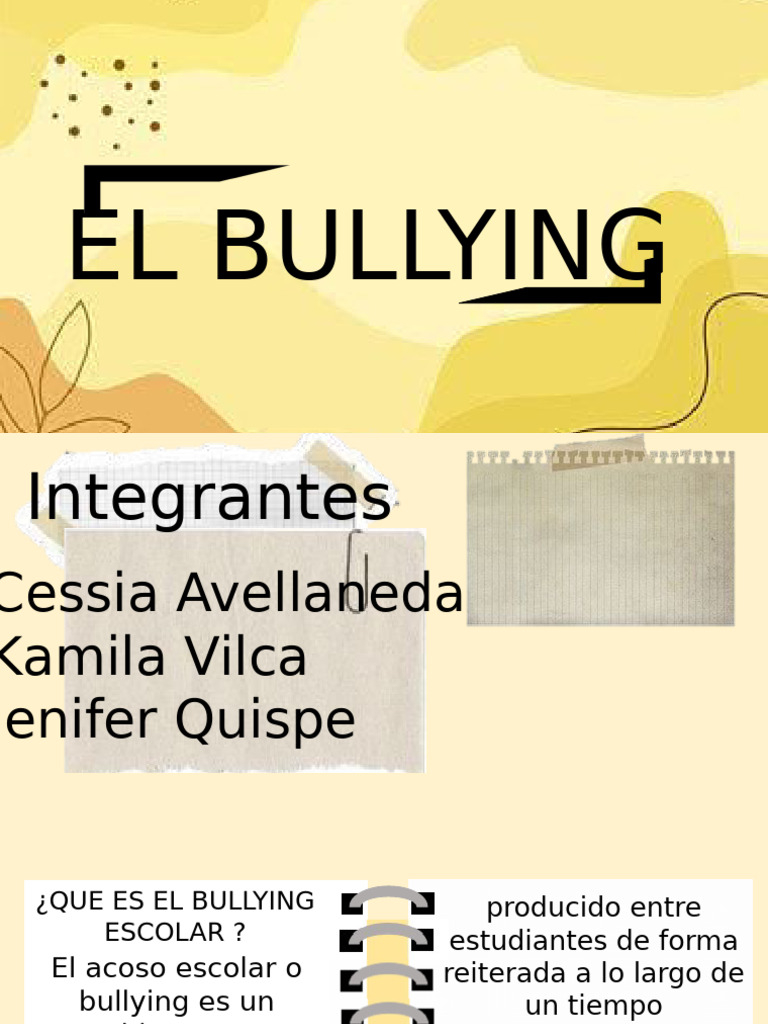 Entendiendo el Bullying Escolar | PDF | Acoso cibernético | Conflicto ...