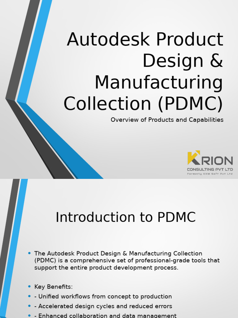 PDMC Overview Presentation | PDF | Autodesk | 3 D Computer Graphics