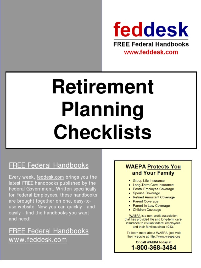 Retirement Planning Checklist | PDF | Social Security (United States ...