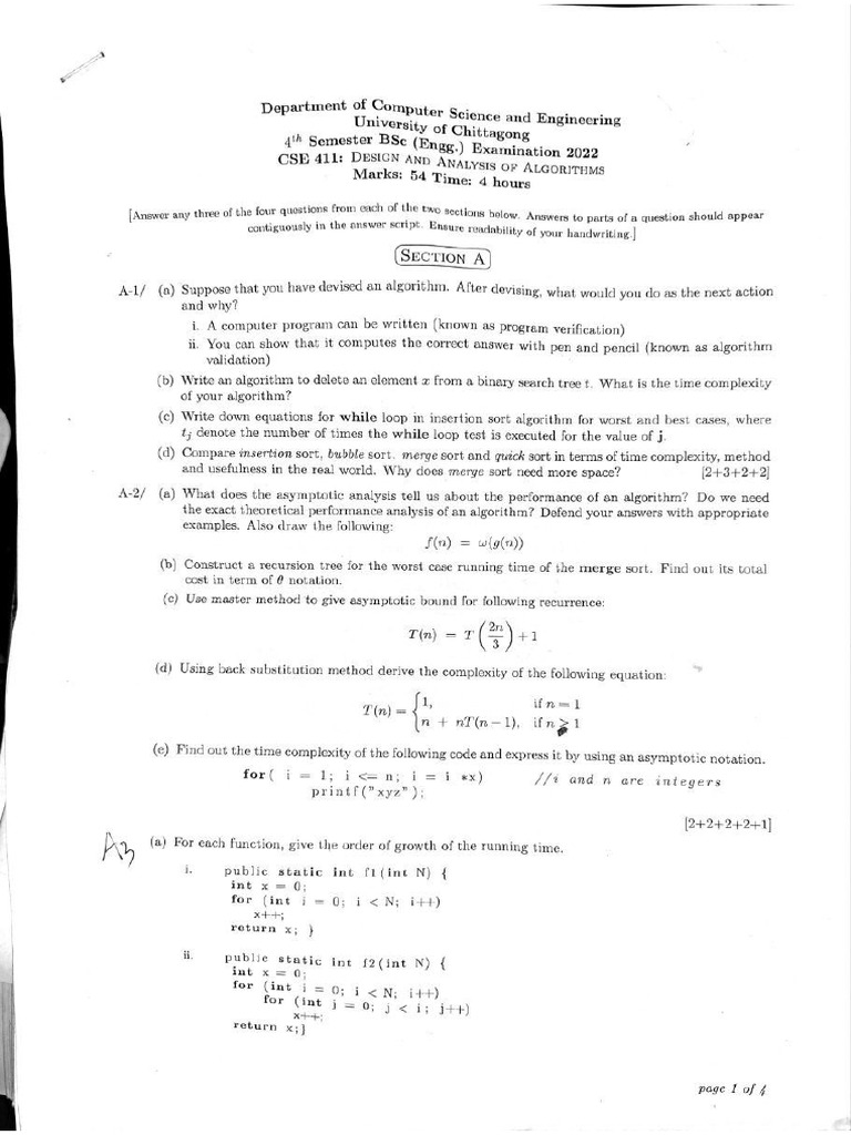 21BATCH-Algorithm Question | PDF