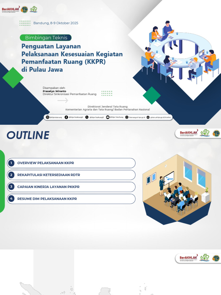 Bimbingan Teknis KKPR di Pulau Jawa | PDF