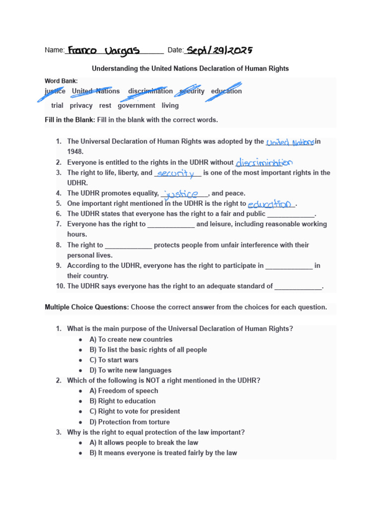 UDHR Usage | PDF | Human Rights | Justice