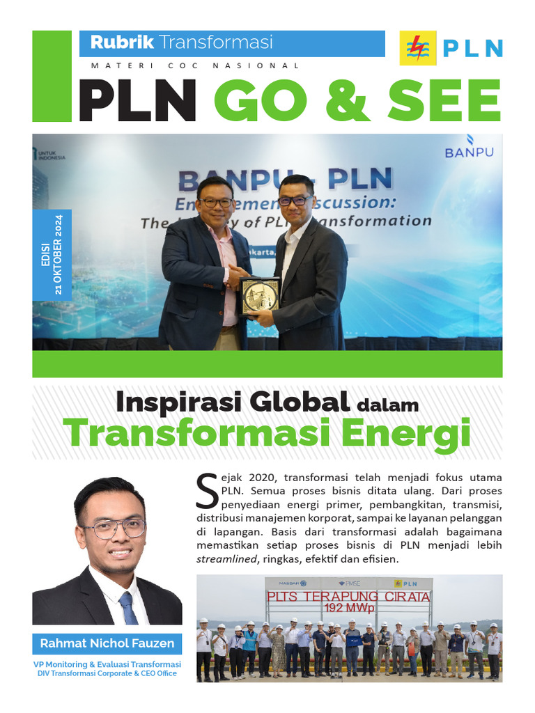 Transformasi PLN: Menuju Energi Bersih | PDF