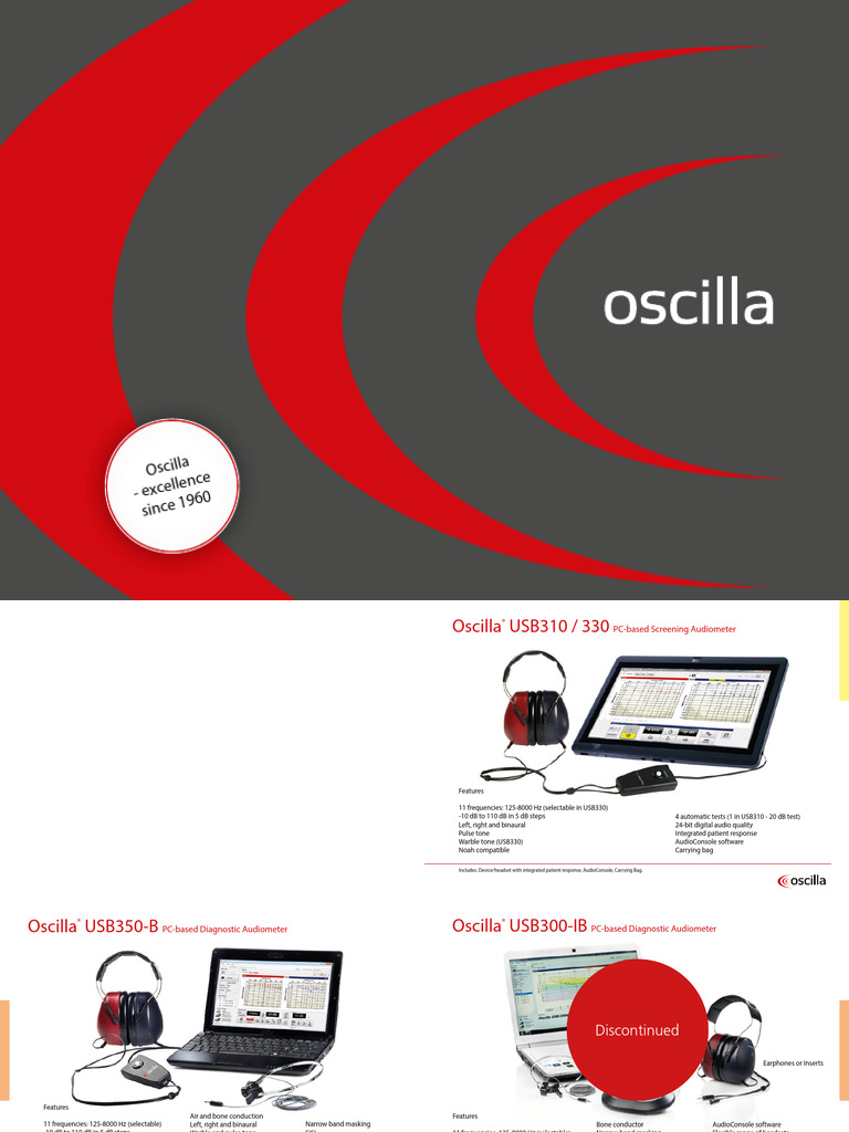 Bag For Oscilla SM910 Audiometer | PDF | Headphones | Sound