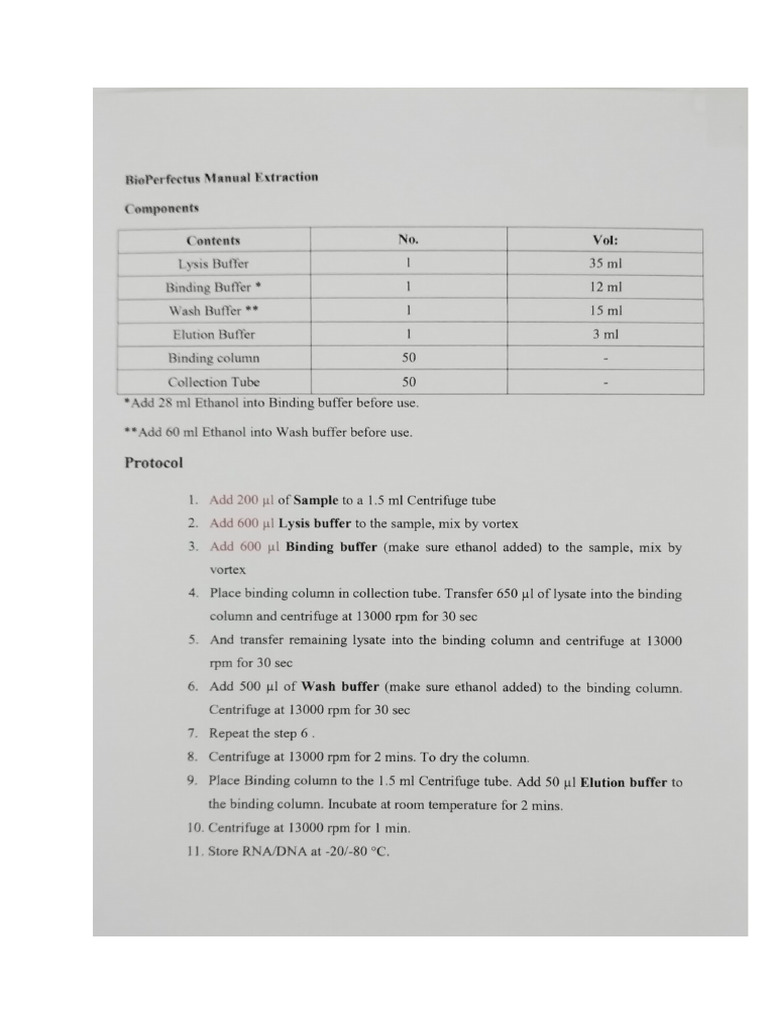 Manual Extraction | PDF