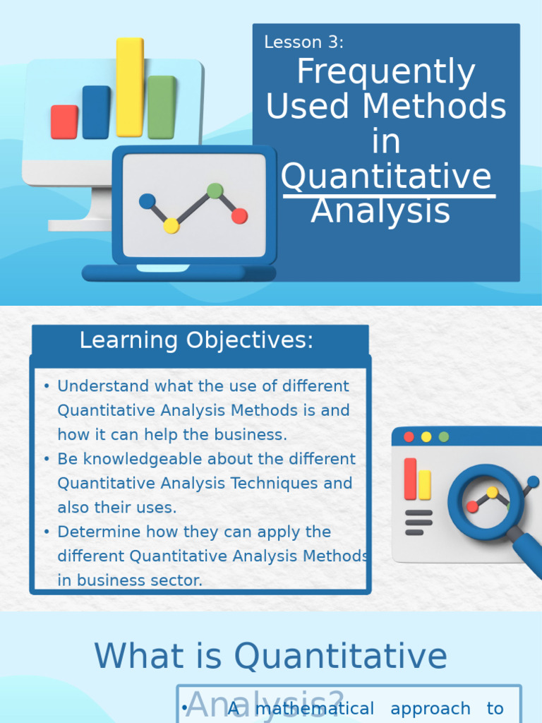 Frequently Used Methods in Quantitative Analysis Group 2 | PDF ...