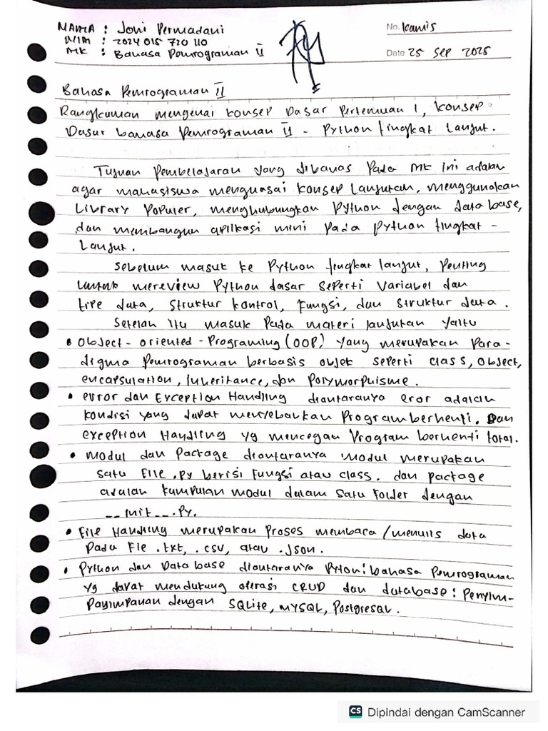 2024015720110-JONI PERMADANI-TUGAS 1 Rangkuman Konsep Dasar Pertemuan 1, Konsep Dasar Bahasa ...