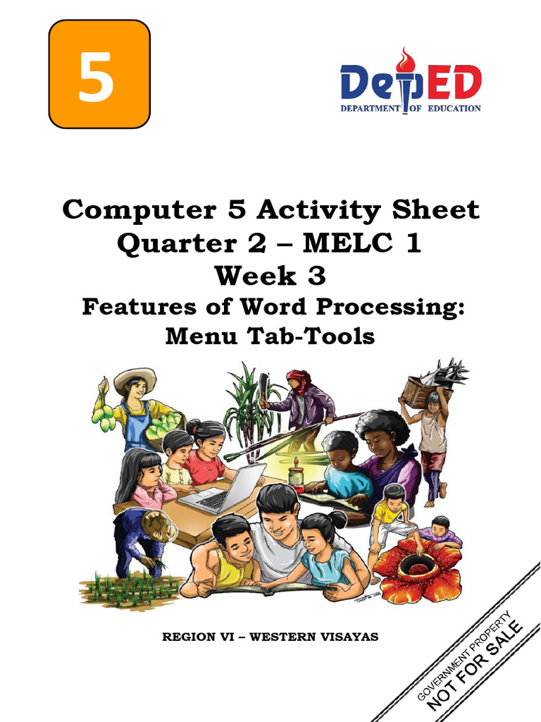 Word Processing Menu Tab Features | PDF | Learning | Software