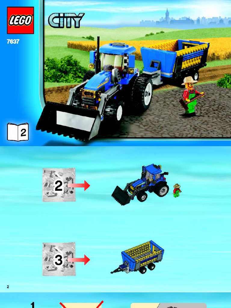 Lego 7637 Tracteur | PDF