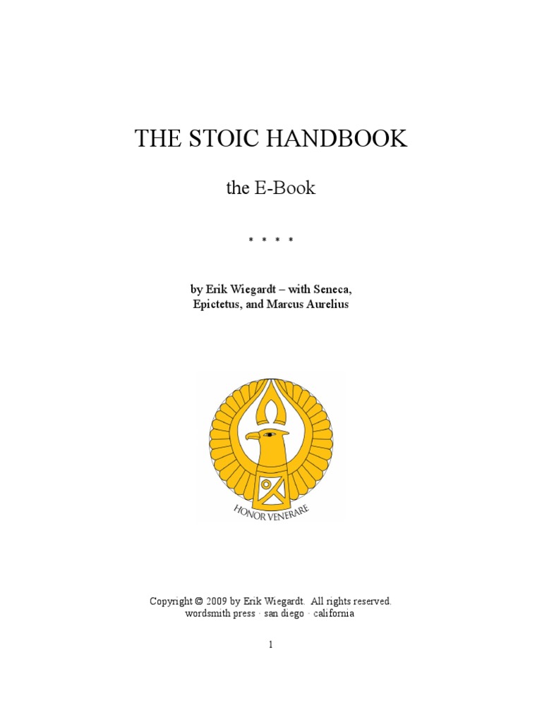 Stoic Handbook | PDF