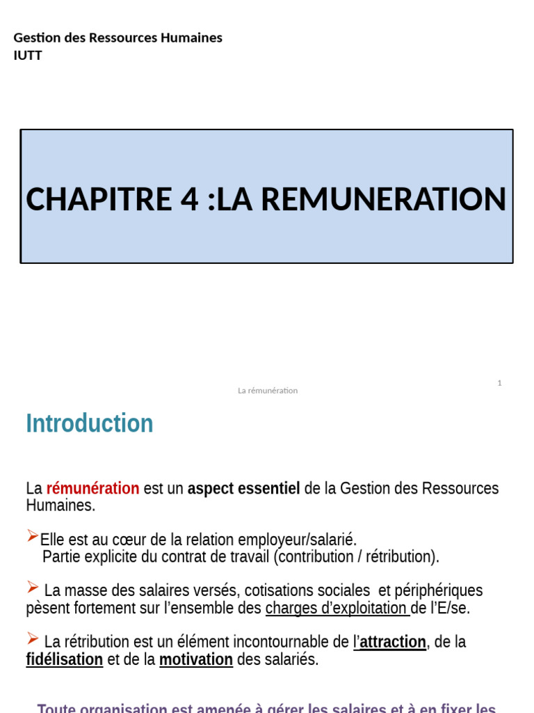 Politique de Rémunération en RH | PDF | Salaires | Économie