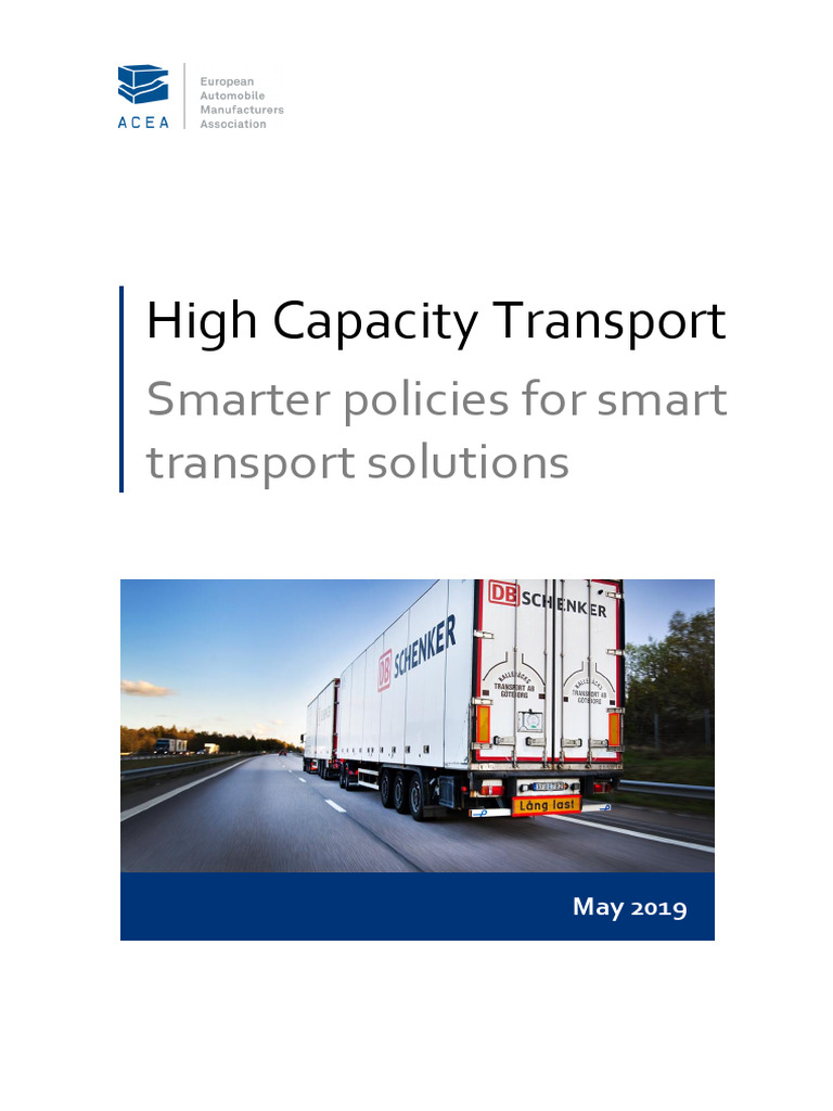 High Capacity Transport Solutions in EU | PDF | Transport | Semi ...