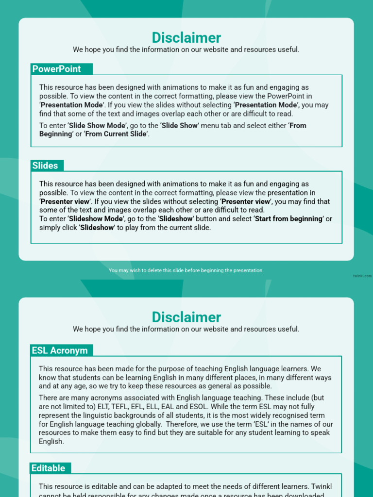 A1 Kids ESL Learning Resources | PDF | English As A Second Or Foreign ...