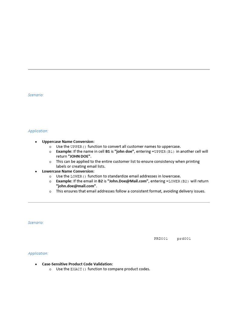 Imp Functions | PDF | Code | Letter Case