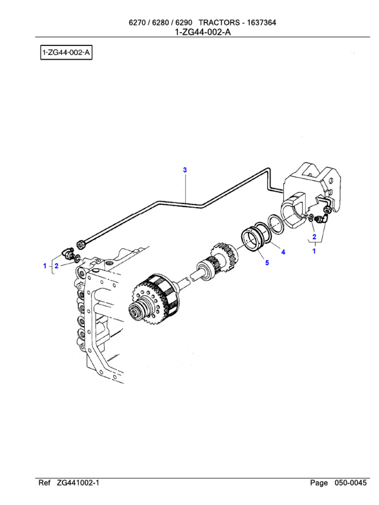 Pto Drive Mechanism - Industrial Cab - Standart Cover Top Link With Pto ...