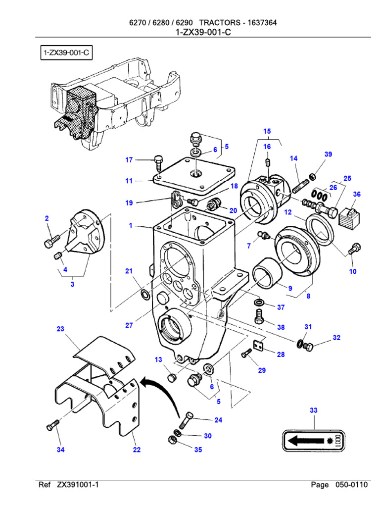Front Pto - Housing - Reverse Drive Front Pto - Up to 07-01-2001 | PDF ...