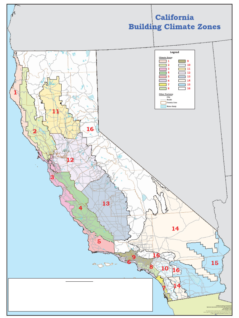 California Climate Zone Overview | PDF