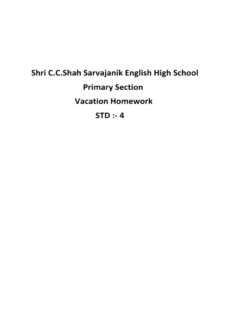 STD 4 | PDF