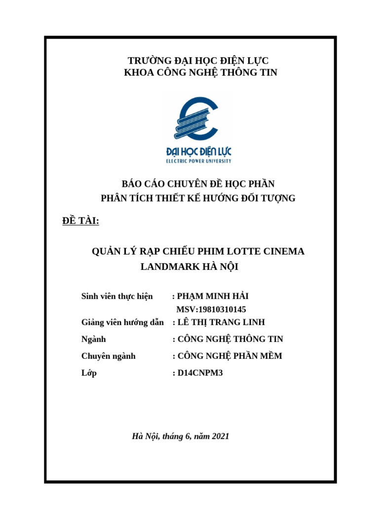 Phan Tich Thiet Ke Huong Doi Tuong 9776 | PDF