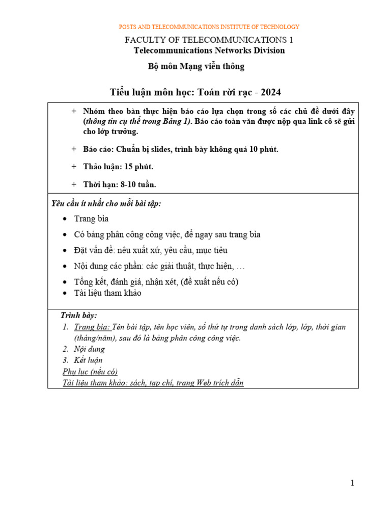 Bai Tieu Luan TRR | PDF