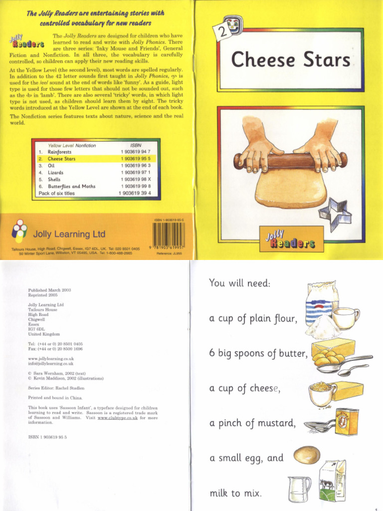 Jolly Phonics Reader 2 Wernham Sara Cheese Stars | PDF