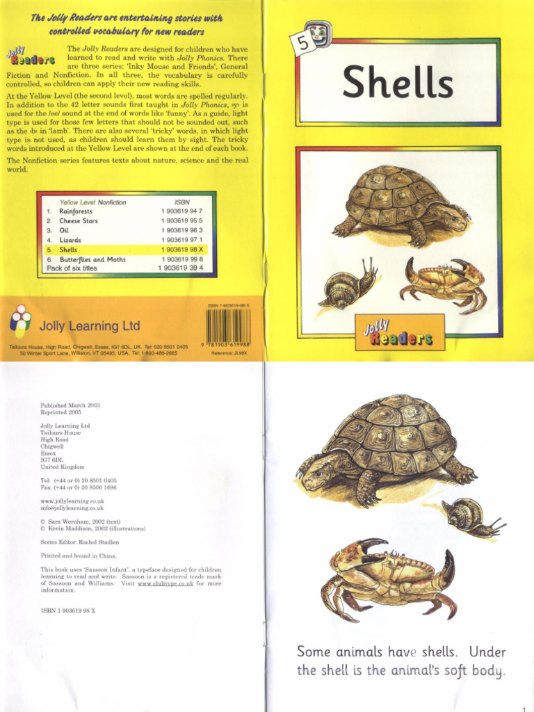 Jolly Phonics Reader 2 Wernham Sara Shells | PDF