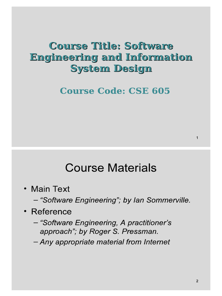 L1 Introduction To Software | PDF