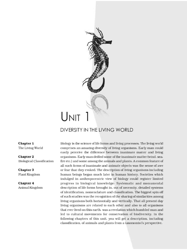 Living World NCERT-Class-11-Biology | PDF | Kanji