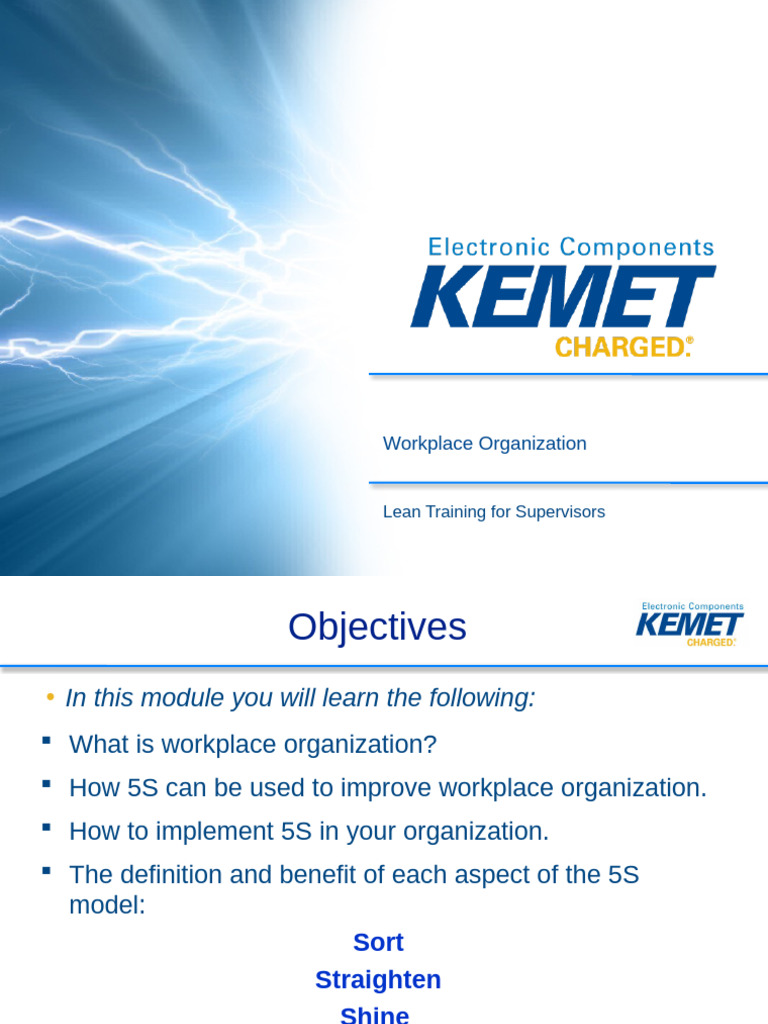 Implementing 5S for Workplace Organization | PDF | Lean Manufacturing ...